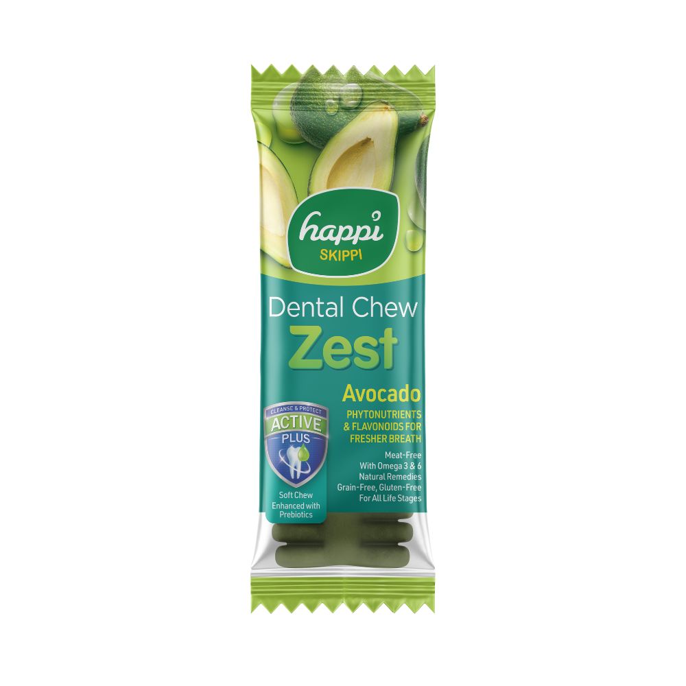 Happi Skippi Dental Chew Zest Avocado 25g Happi Skippi Dental Chew Zest Avocado 25g