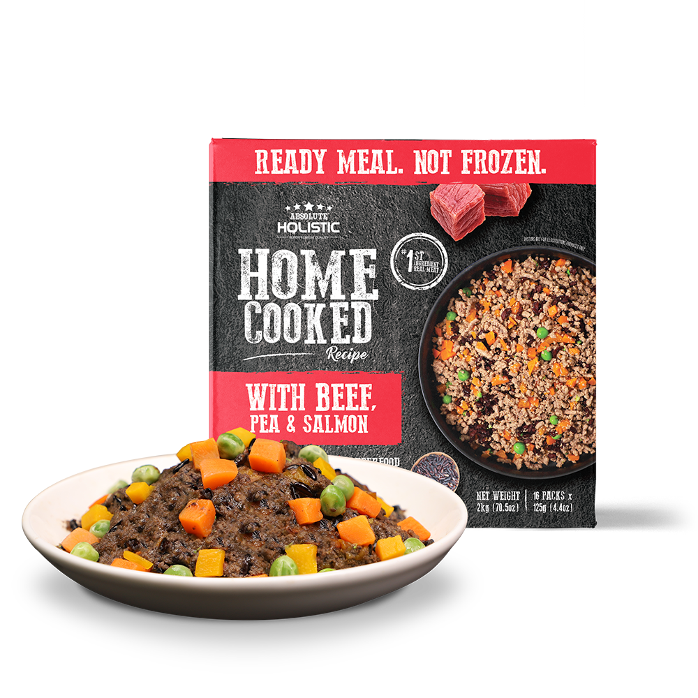 Absolute Holistic Dog Home Cooked Recipe Beef, Pea & Salmon 2kg