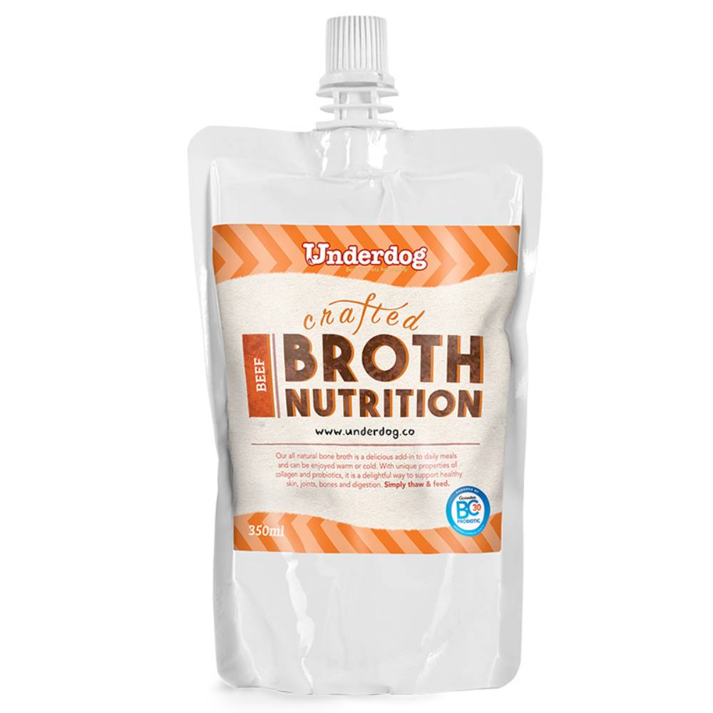 *FROZEN* Underdog Crafted Broth Beef 350ml