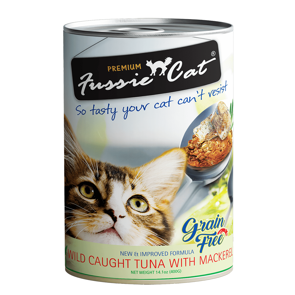 Fussie Cat Wild Caught Tuna with Mackerel 400g