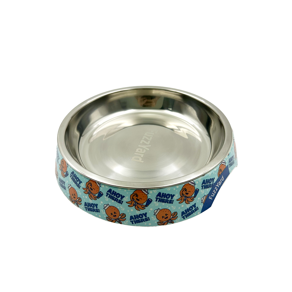 Fuzzyard Cat Bowl - Ahoy There!