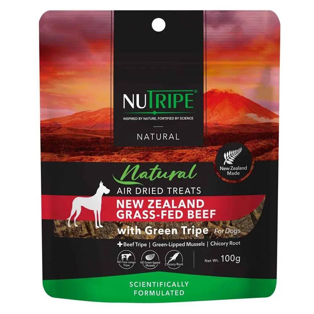 Nutripe Dog Natural Air-Dried New Zealand Grass-Fed Beef with Green Tr