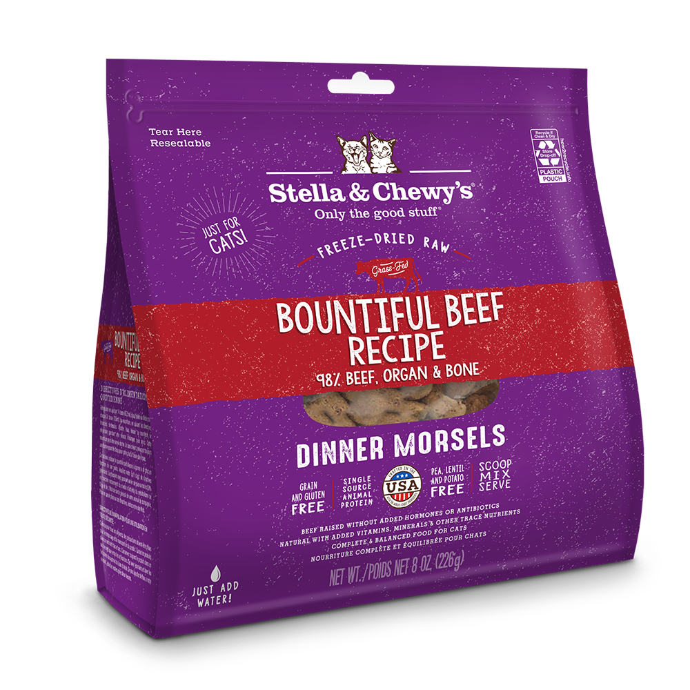 Stella & Chewy's Cat Freeze-Dried Dinner Morsels - Bountiful Beef 8oz
