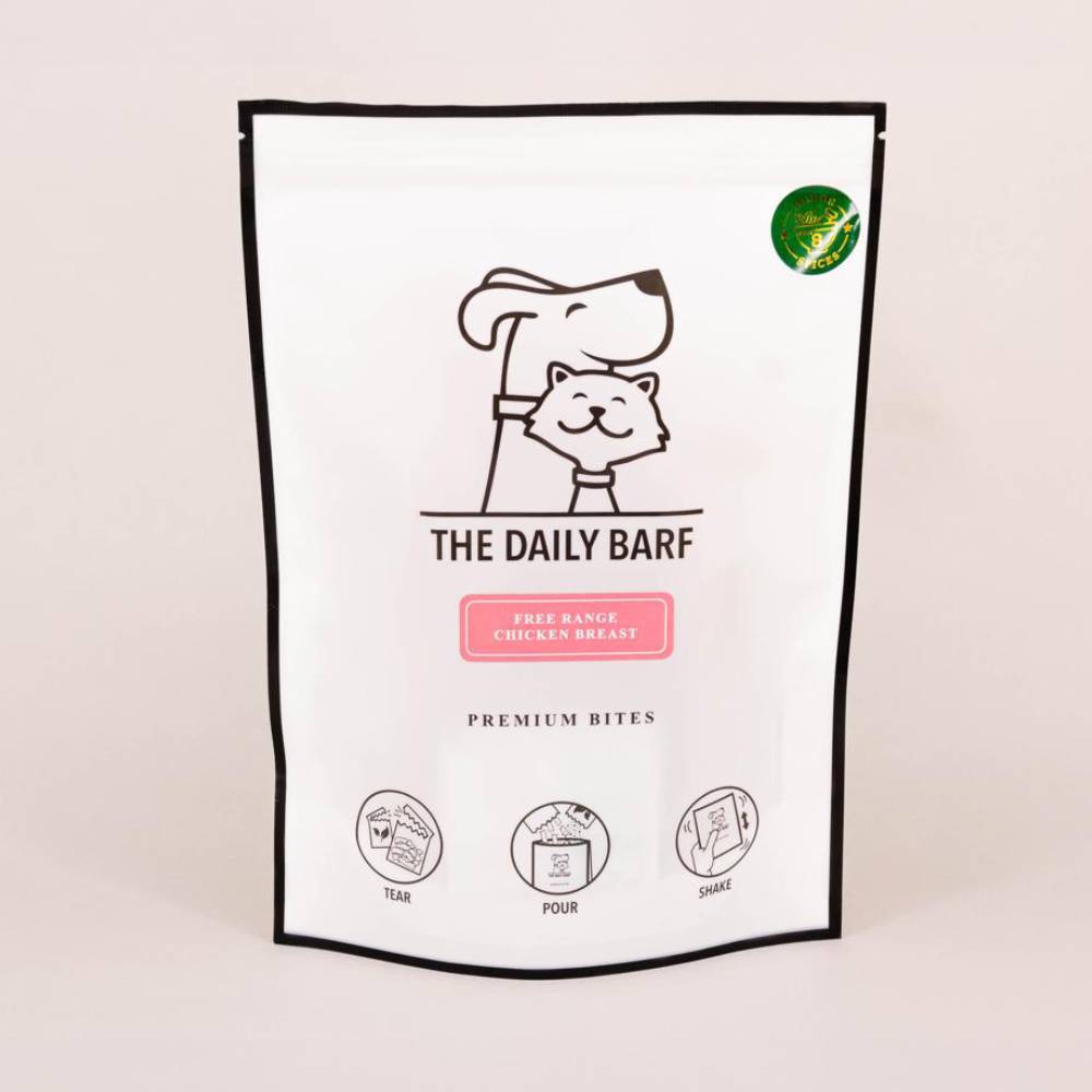 The Daily Barf Dog & Cat Treats Dehydrated Free Range Chicken Breast 9