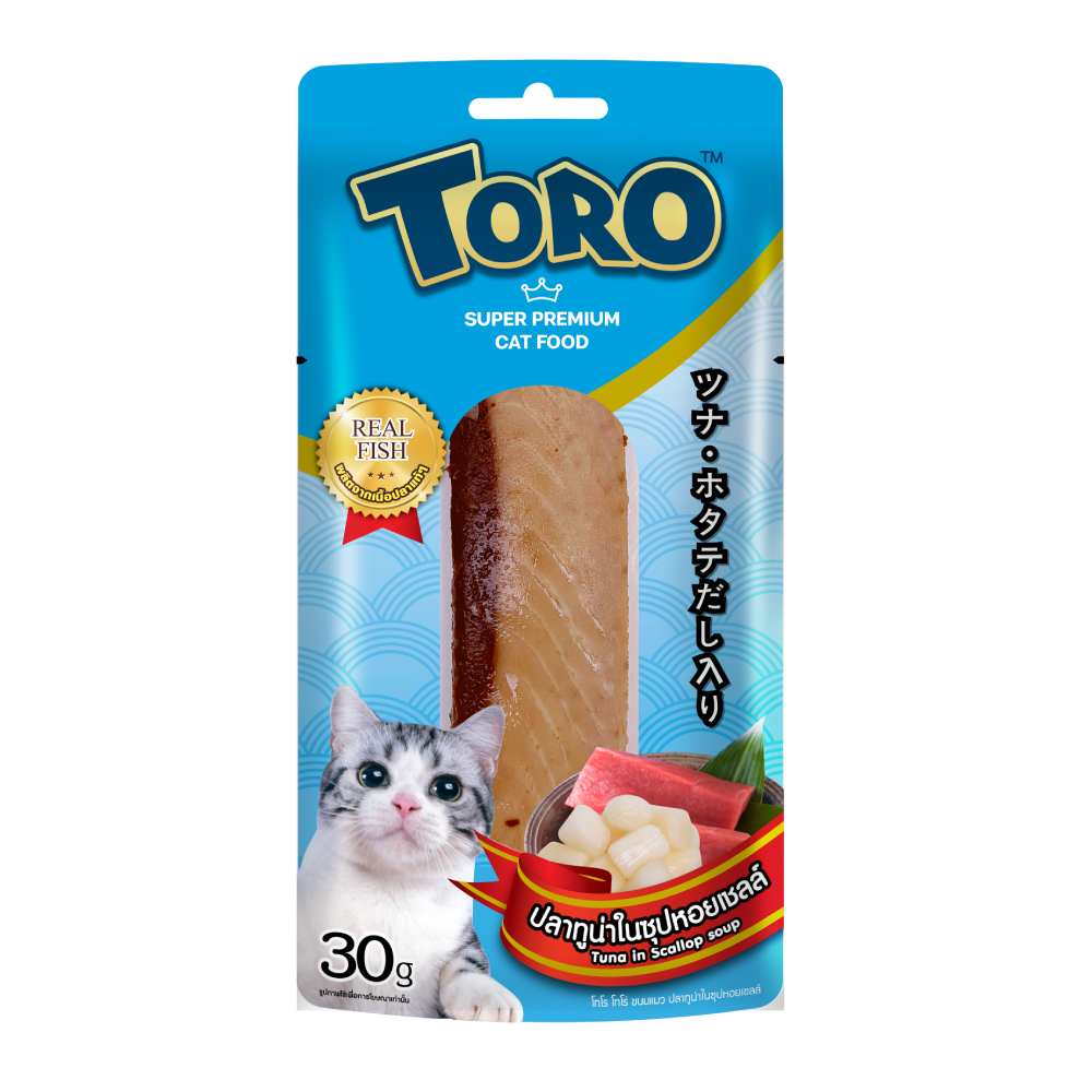 Toro Cat Treat Super Premium Tuna In Scallop Soup 30g