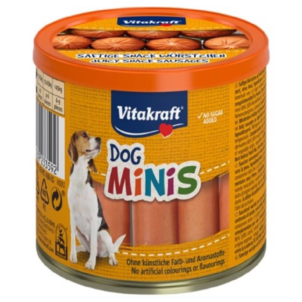 Vitakraft Dog Treat Minis Chicken Sausage 120g