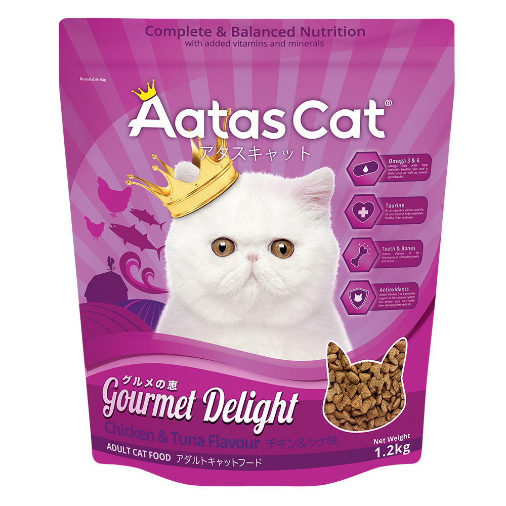 Aatas Cat Gourmet Delight - Chicken & Tuna 1.2kg