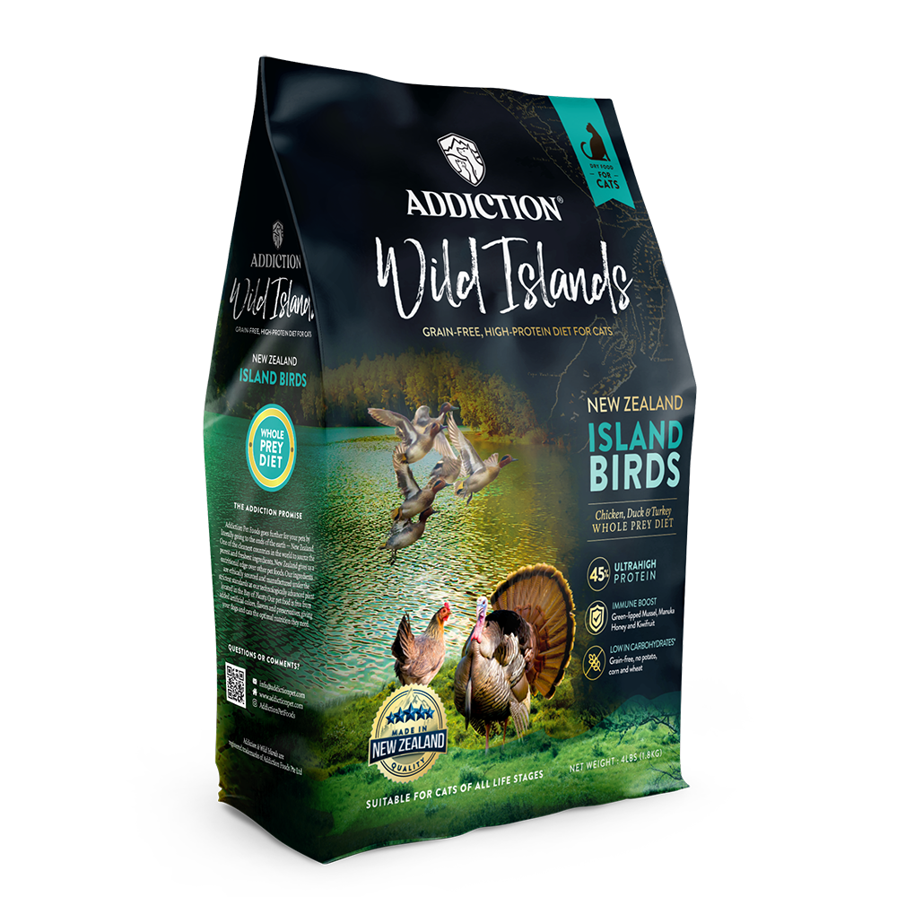 Addiction Cat Wild Islands Island Birds 4lb