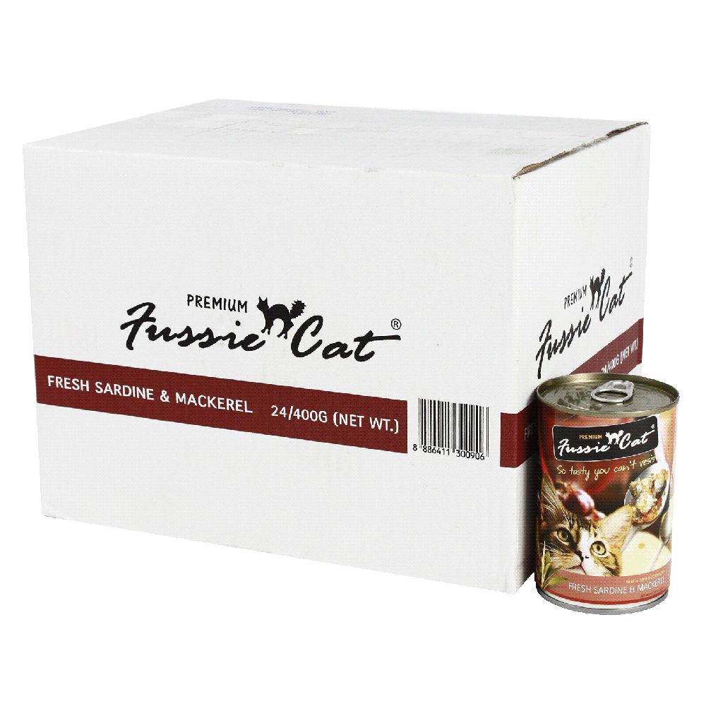 Fussie Cat Fresh Sardine & Mackerel 400g
