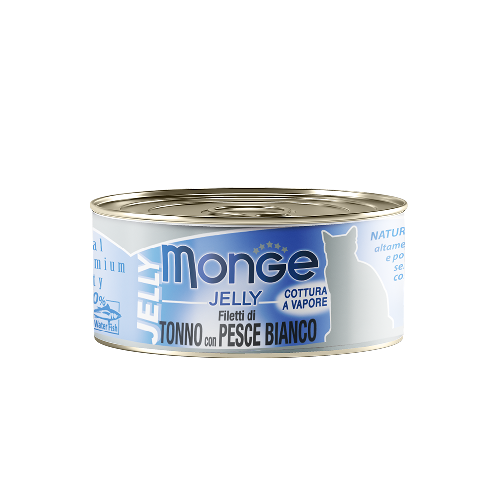 Monge Cat Jelly Yellowfin Tuna with Seabream 80g
