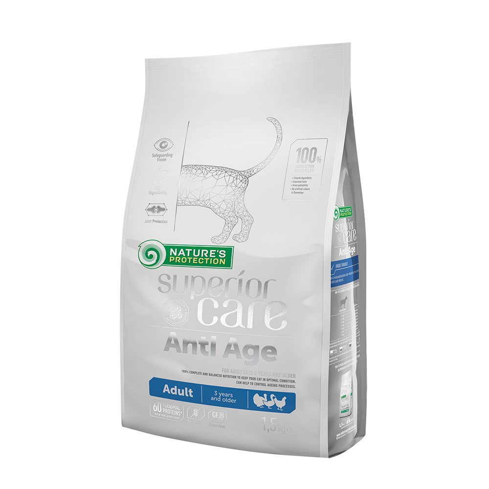 Nature's Protection Cat Superior Care Adult Anti Age 1.5kg