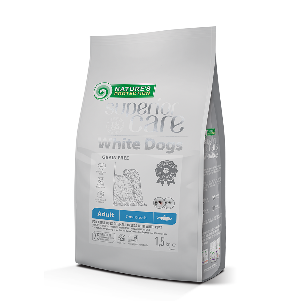 Nature's Protection Dog Superior Care White Dogs Small Breed Grain-Fre