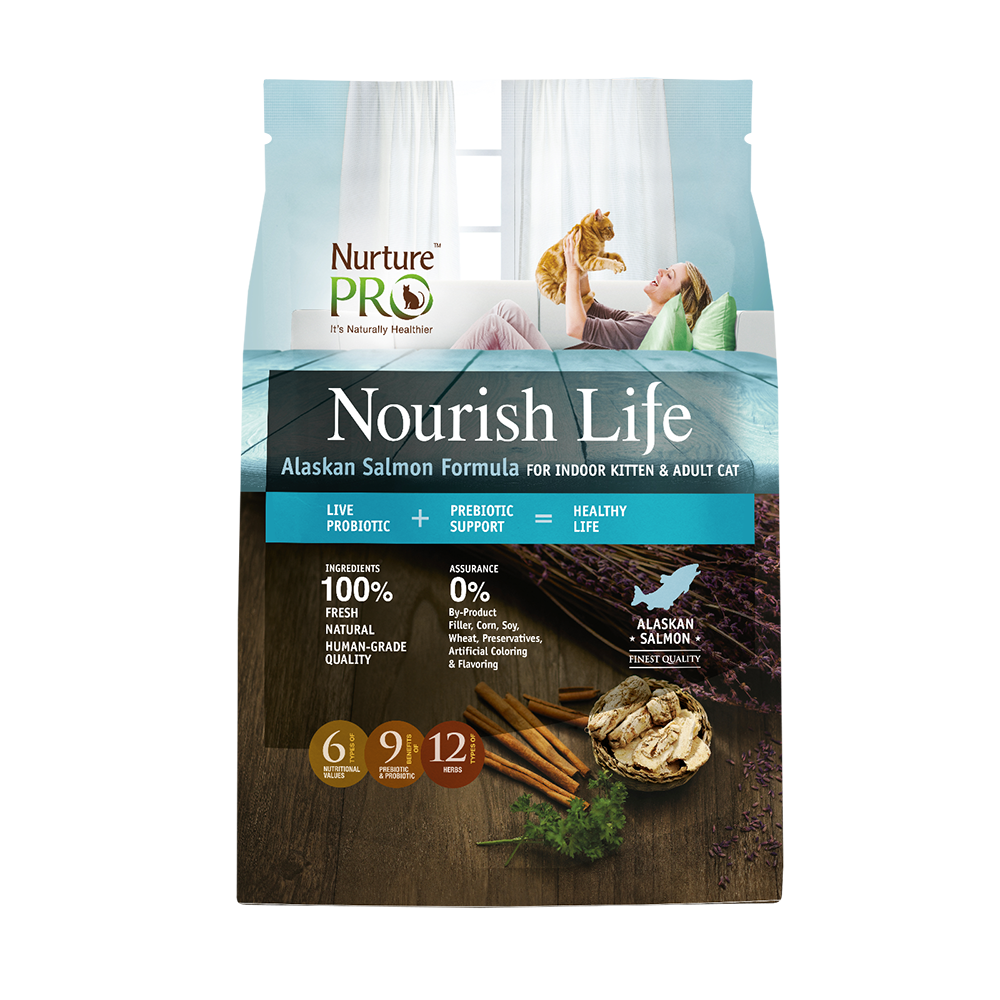 Nurture Pro Nourish Life - Cat Indoor Salmon All Life Stages 300g
