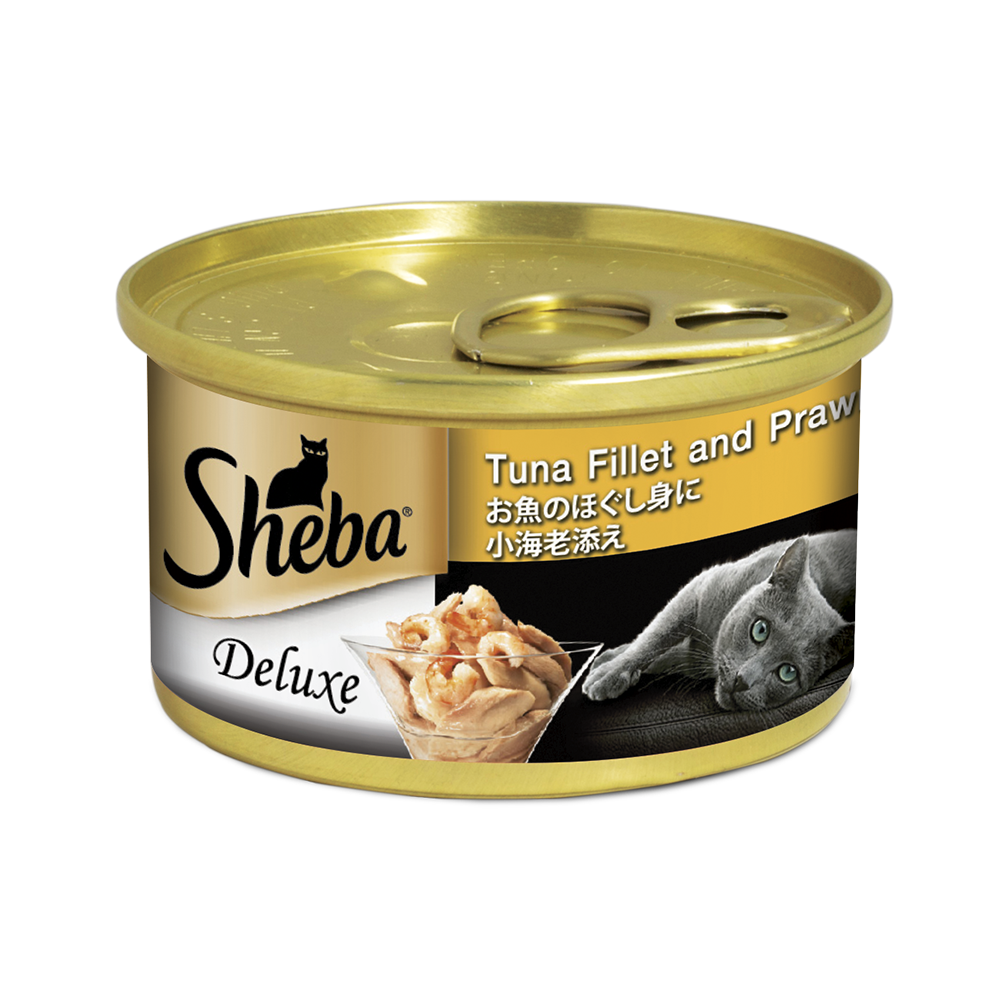 Sheba Tuna with Prawn in Jelly 85g