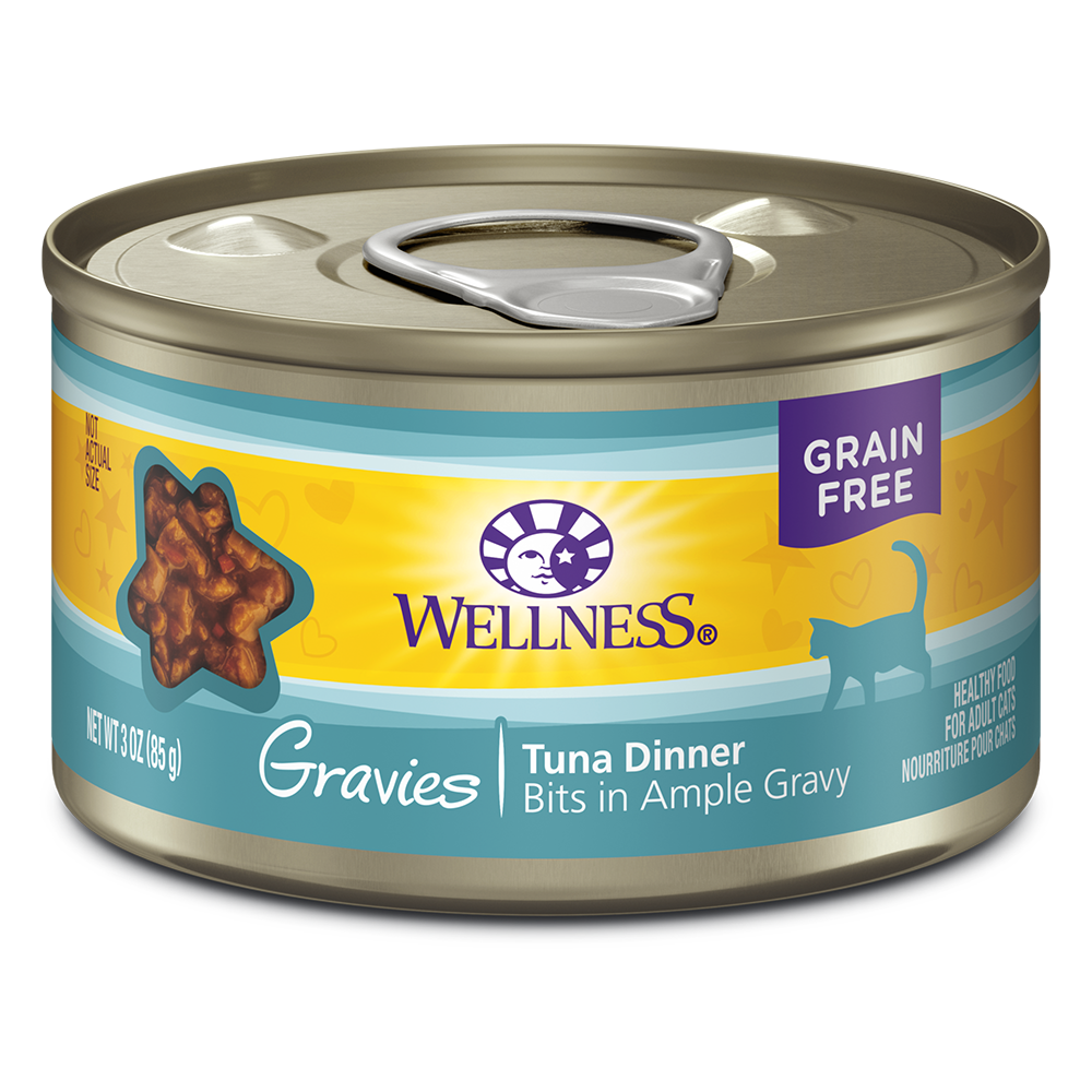 Wellness Cat Gravies Tuna Dinner 3oz (EXPIRY 7 JULY 2025)