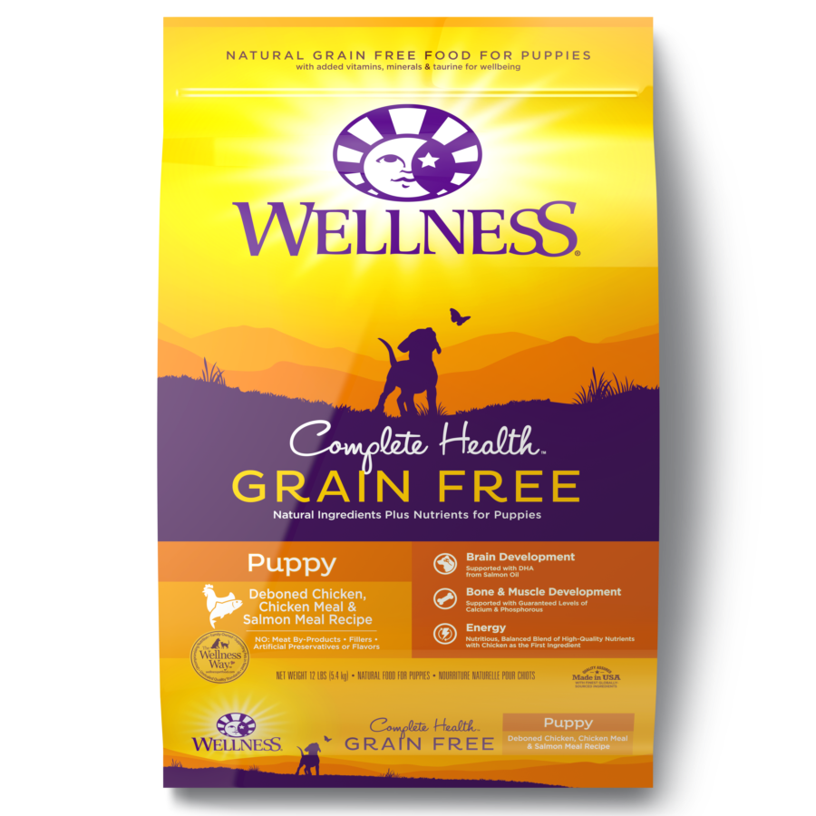 Wellness Dog Complete Health Grain Free Puppy Deboned Chicken, Chicken